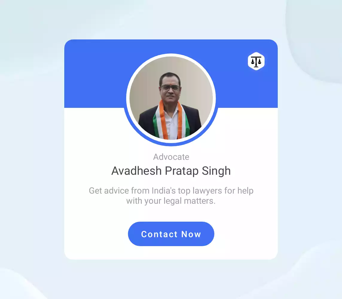 Advocate Avadhesh Pratap Singh - Lawyer in Allahabad, Uttar Pradesh | Law4u Advocate Avadhesh Pratap Singh - Lawyer in Allahabad, Uttar Pradesh | Law4u