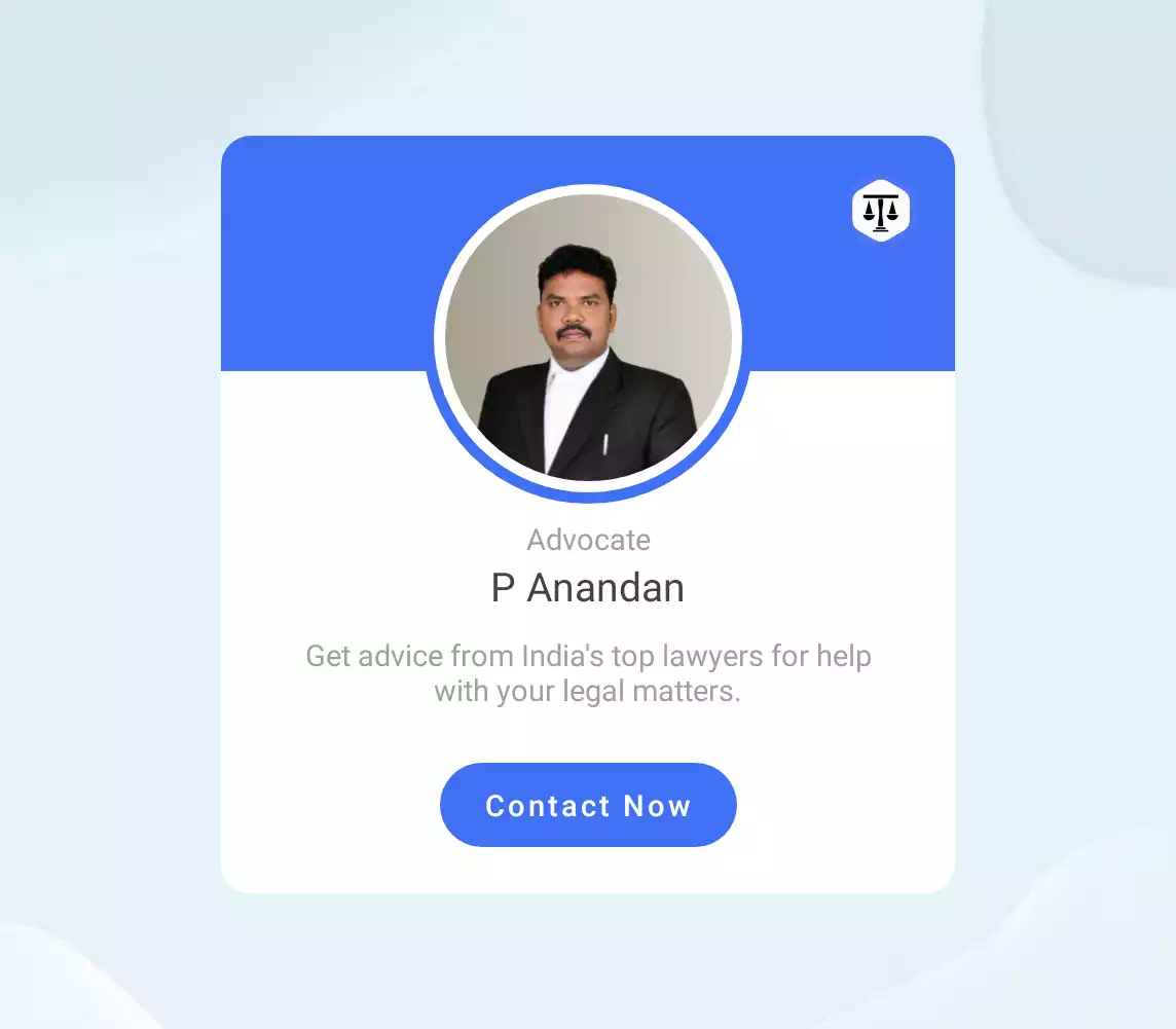 Advocate P Anandan - Lawyer in Dindigul, Tamil Nadu | Law4u