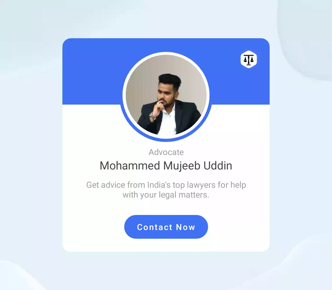 Advocate Mohammed Mujeeb Uddin - Lawyer in Hyderabad-City Civil Court, Telangana | Law4u