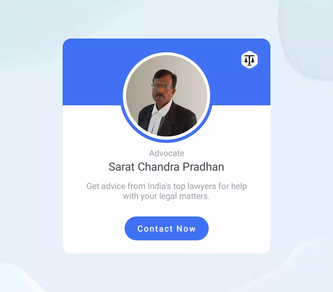 Advocate Sarat Chandra Pradhan - Lawyer in Ganjam, Odisha | Law4u