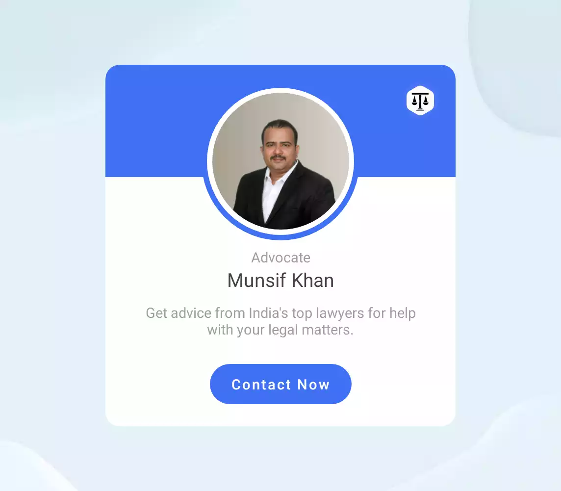 Advocate Munsif Khan - Lawyer in Mumbai CityCivil Court, Maharashtra | Law4u